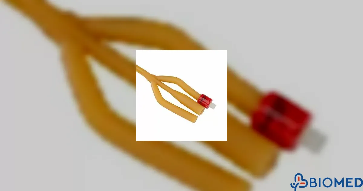 Foley 3-way Latex Catheter Gold Rusch – Irrigation Port | Biomed