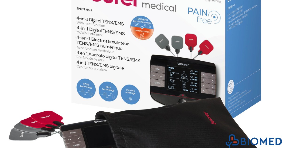 Beurer EM89 Digital TENS/EMS Device with Heat Function | Biomed